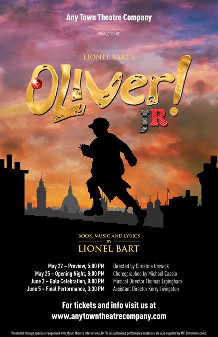 Customize Your Oliver! JR. Poster Design