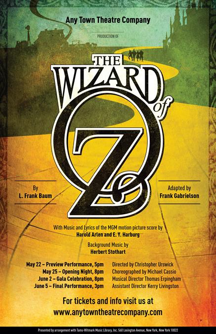Customize Your The Wizard of Oz Poster Design