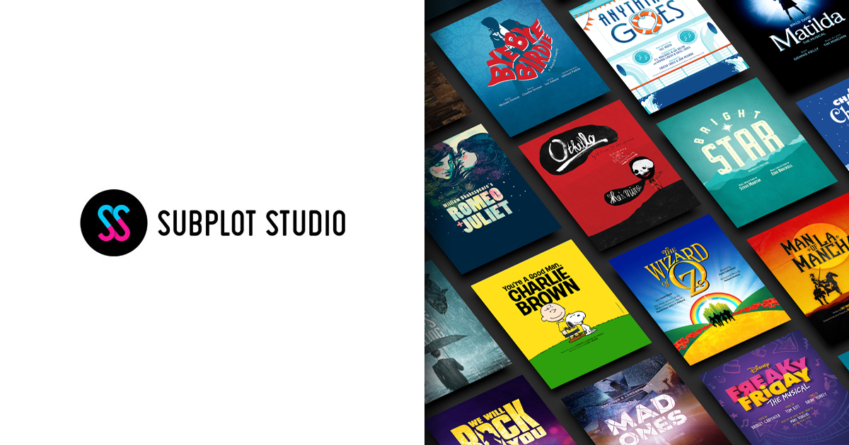 Subplot Studio | Customizable Theatre Posters