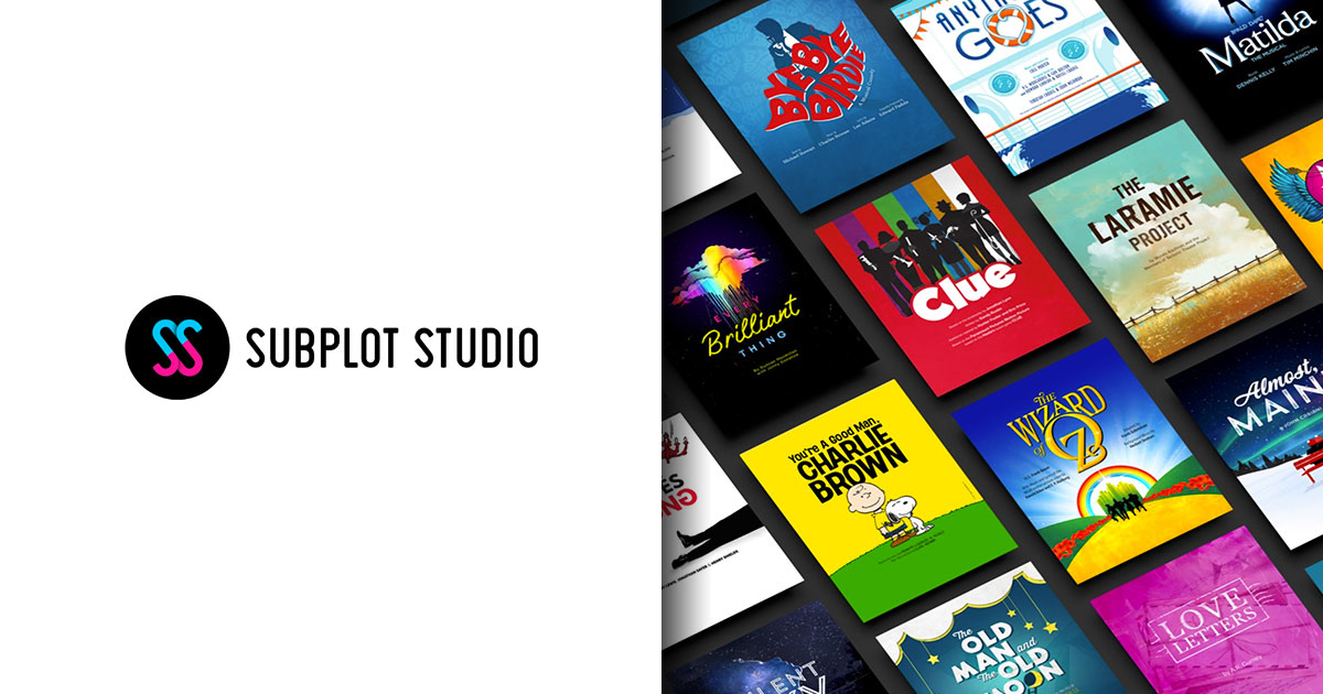 Subplot Studio | Customizable Theatre Posters